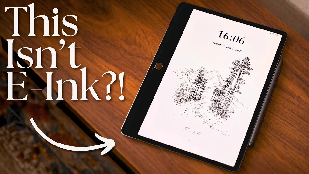 TCL Note A1 NXTPAPER: A paper-like display that feels easy on the eyes