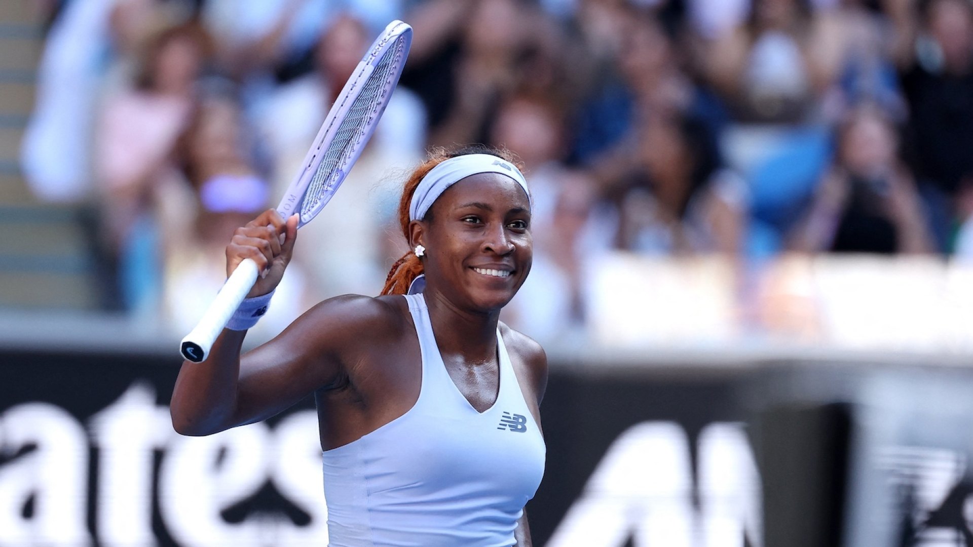 Coco Gauff calls out TV broadcast after being caught smashing her racket