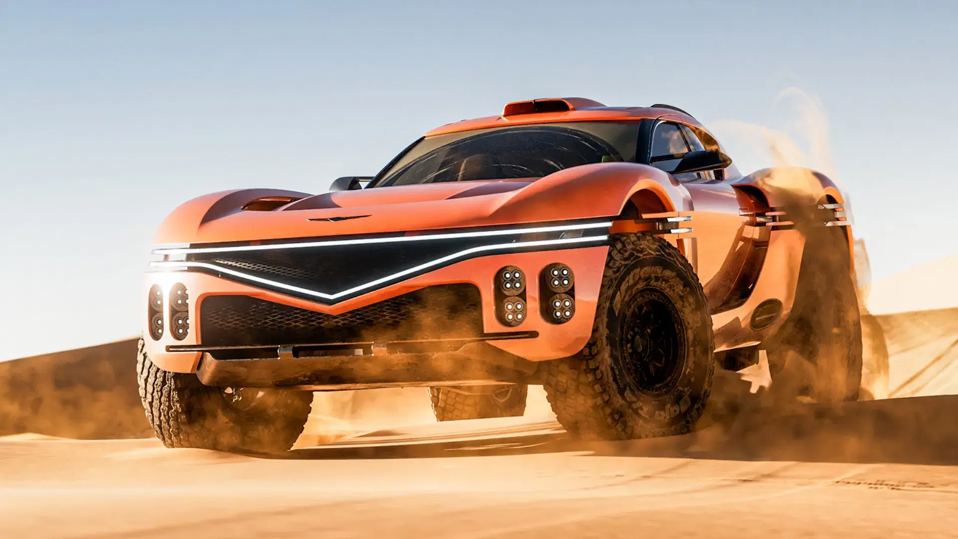 Genesis reveals wild V8-powered X Skorpio desert racer