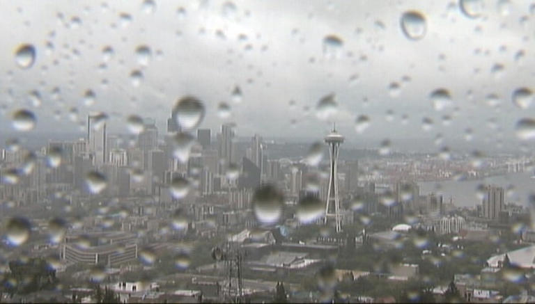 Seattle’s 14-day dry streak could end tonight as rainfall approaches