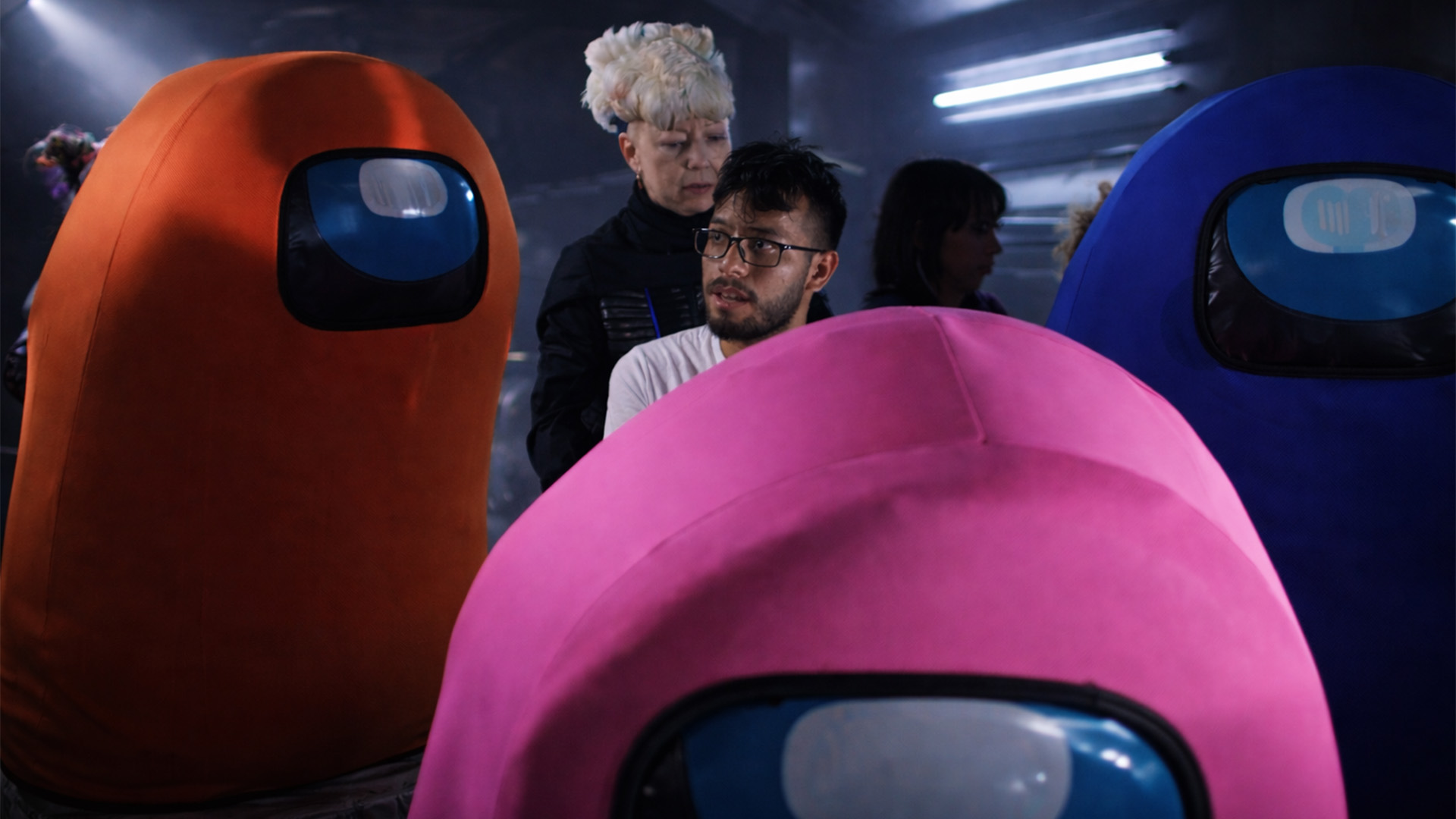 Behind the scenes creating costumes for a sci-fi film