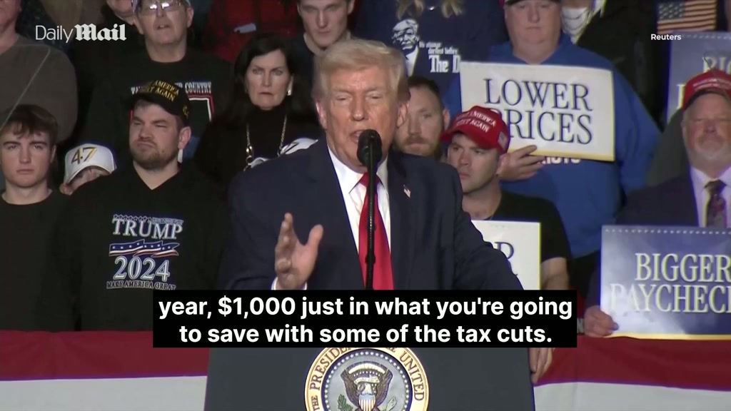 Trump says there will be 'refunds' for Americans due to tax cuts