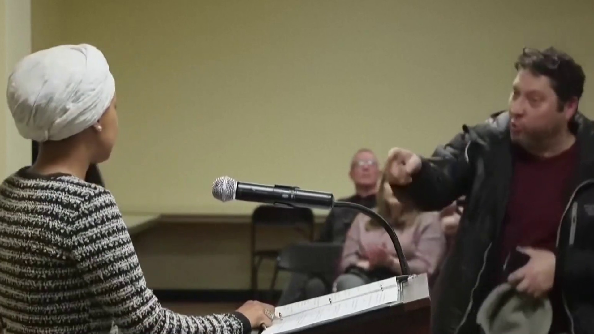 Rep. Omar sprayed with unknown substance during town hall