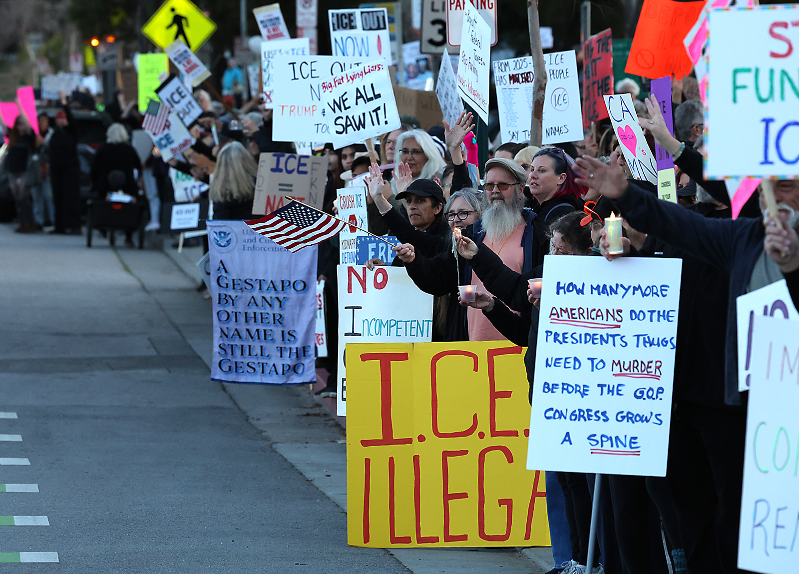 Thousands protest ICE in Santa Cruz in wake of Minneapolis killings