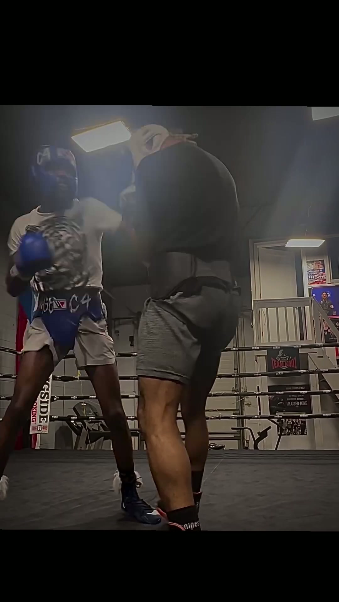 Exclusive clip | Quadir Albright vs Elijah Vines sparring putting in ...
