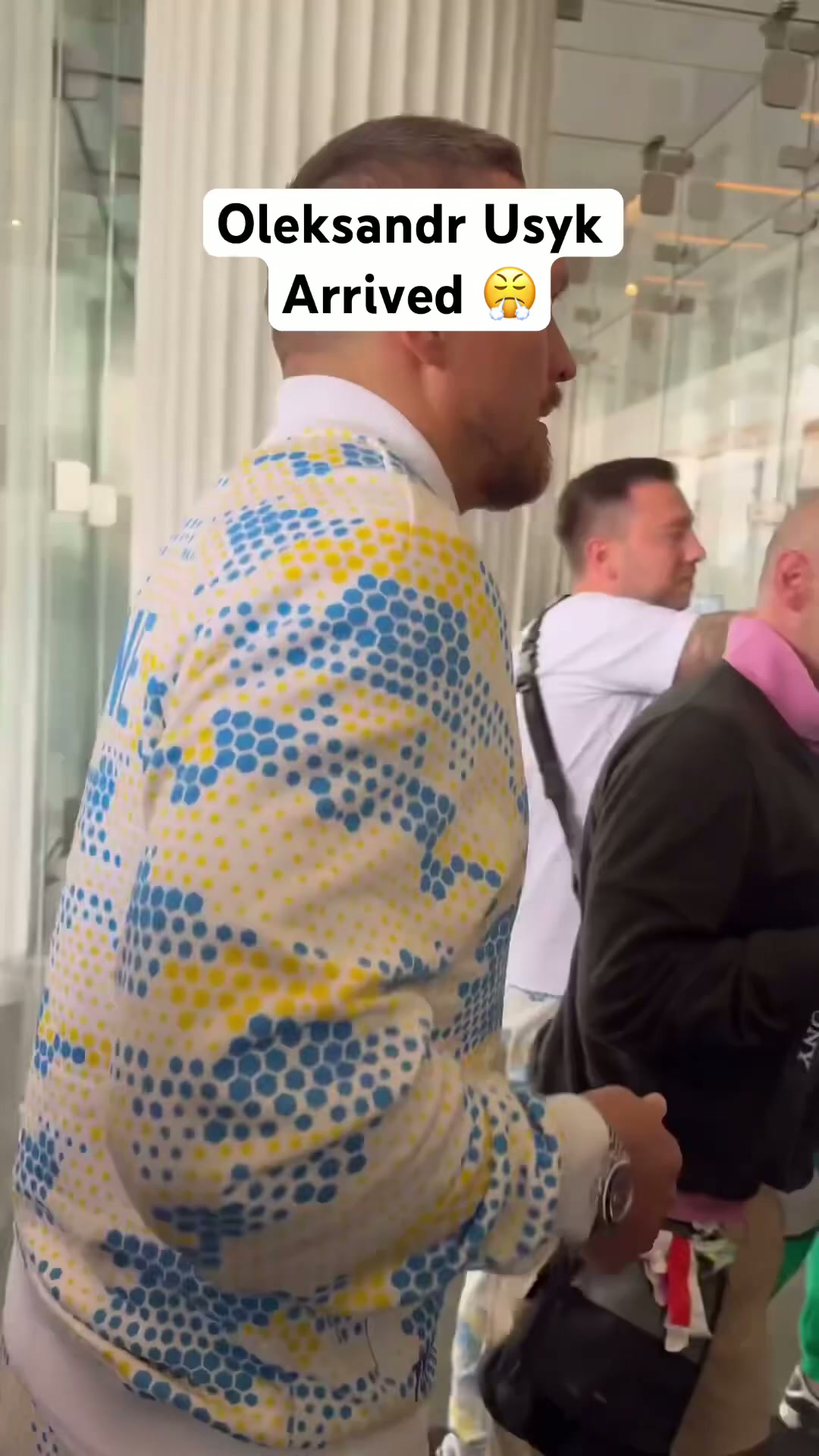 Oleksandr Usyk Has Arrived For The Heavyweight Clash Between He and ...