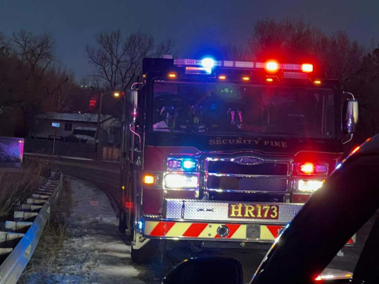 Security Fire Department warns of playing on ice