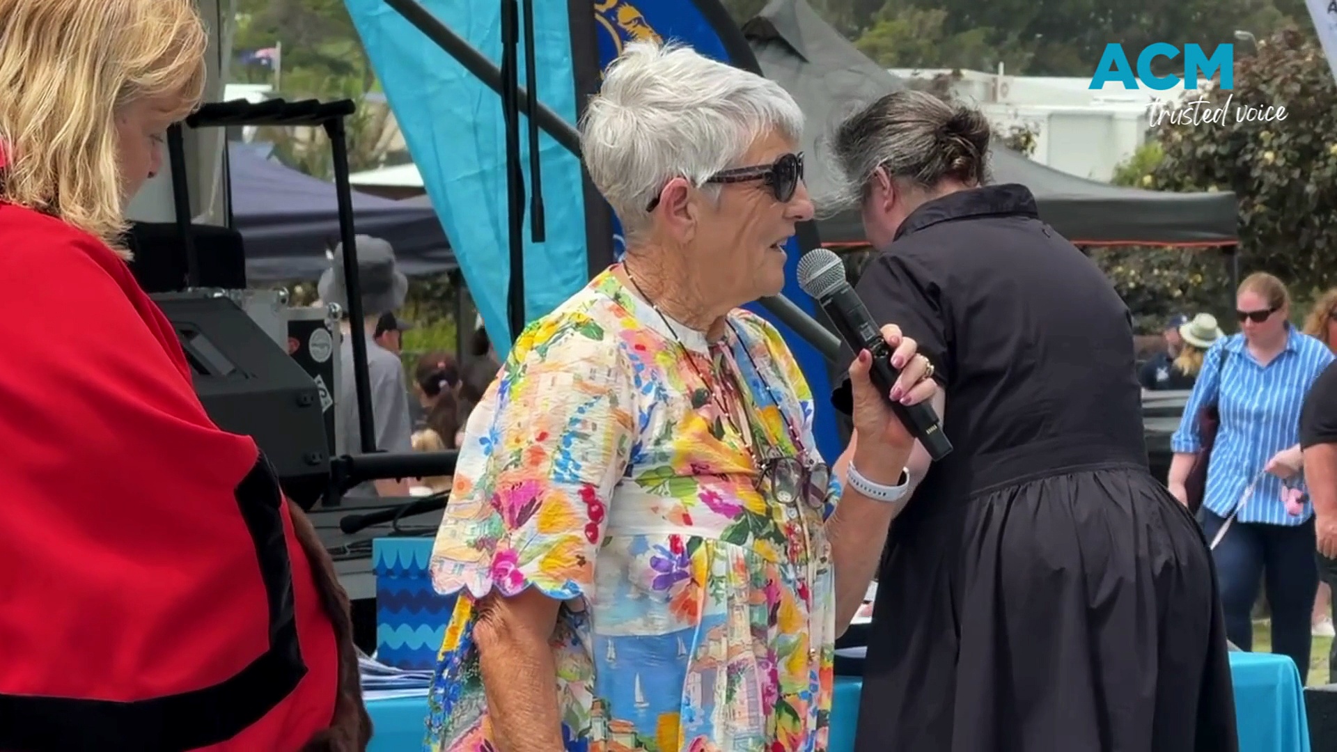 Narelle Barry speaks about her award