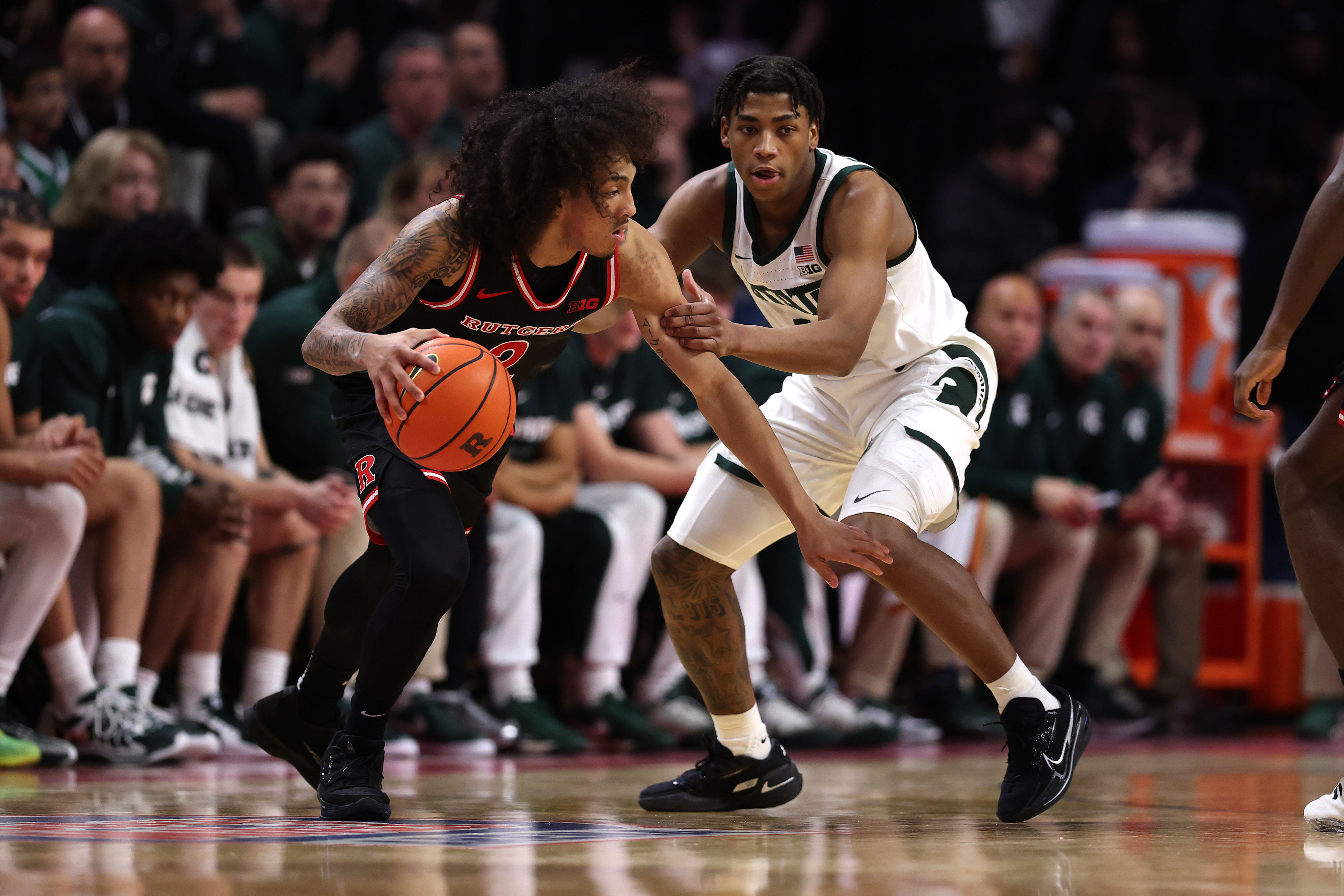 Rutgers collapses late, falls to No. 7 Michigan State in OT 88-79