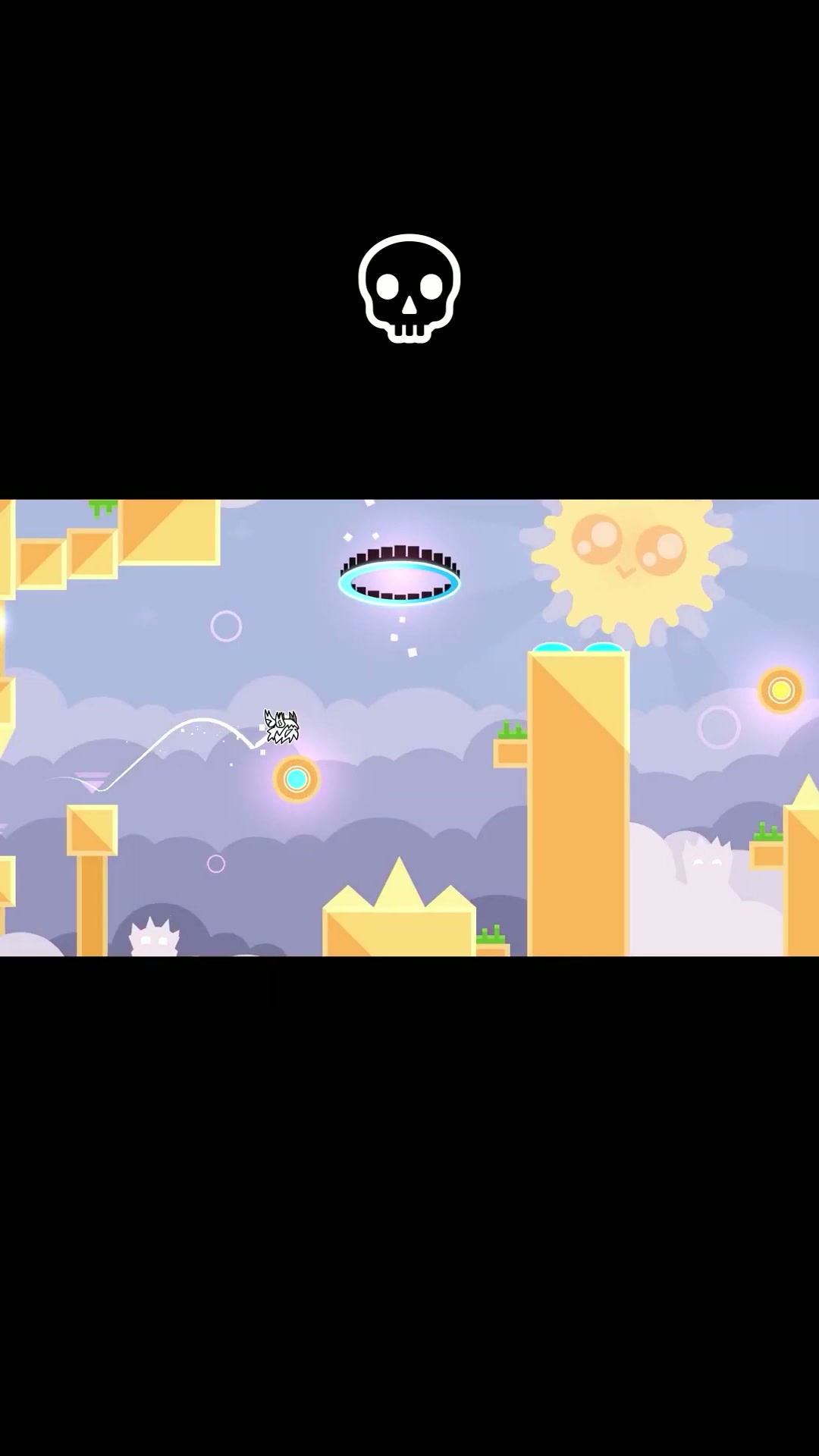 The most beautiful Geometry DASH level completed in the weirdest way ...