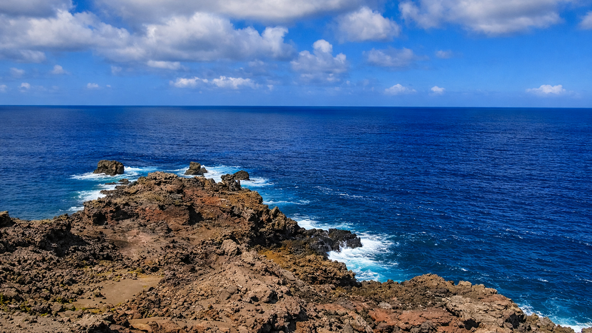 Where the ocean meets the rocks