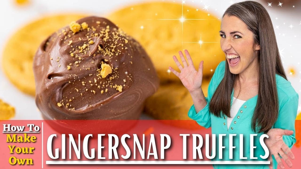 How to make gingersnap truffles