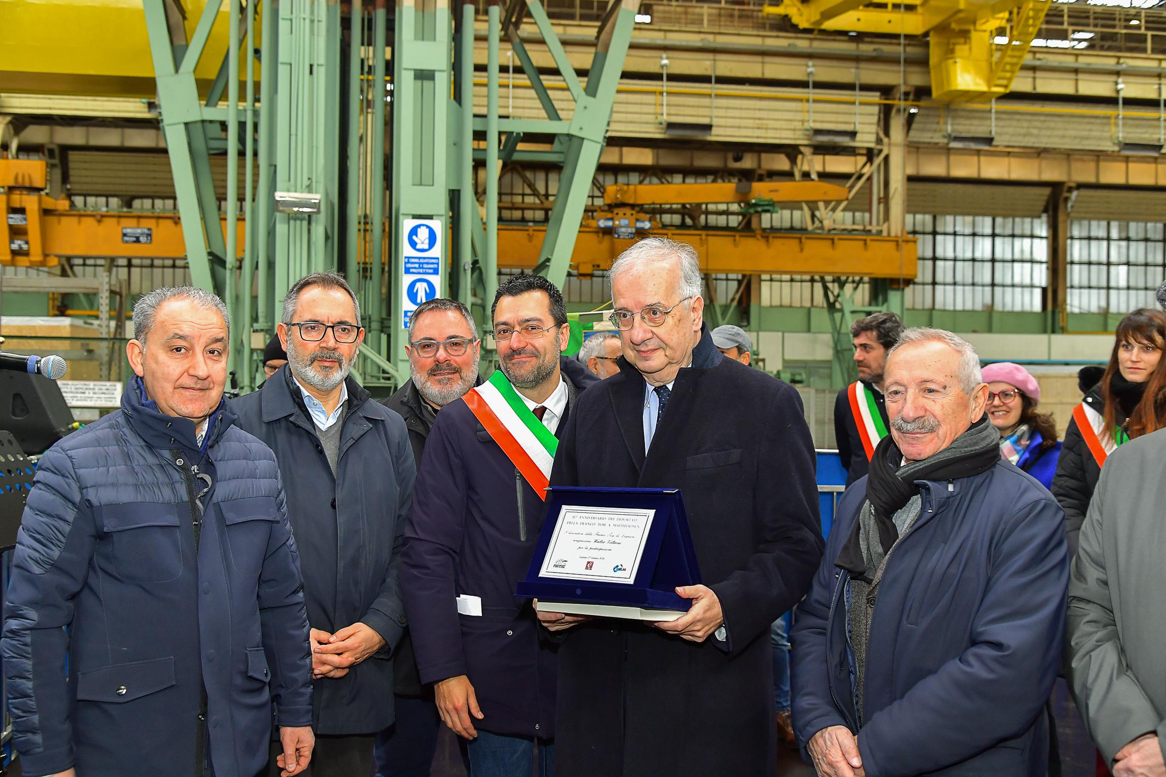 Walter Veltroni alla Franco Tosi: "La libertà non è un diritto ...