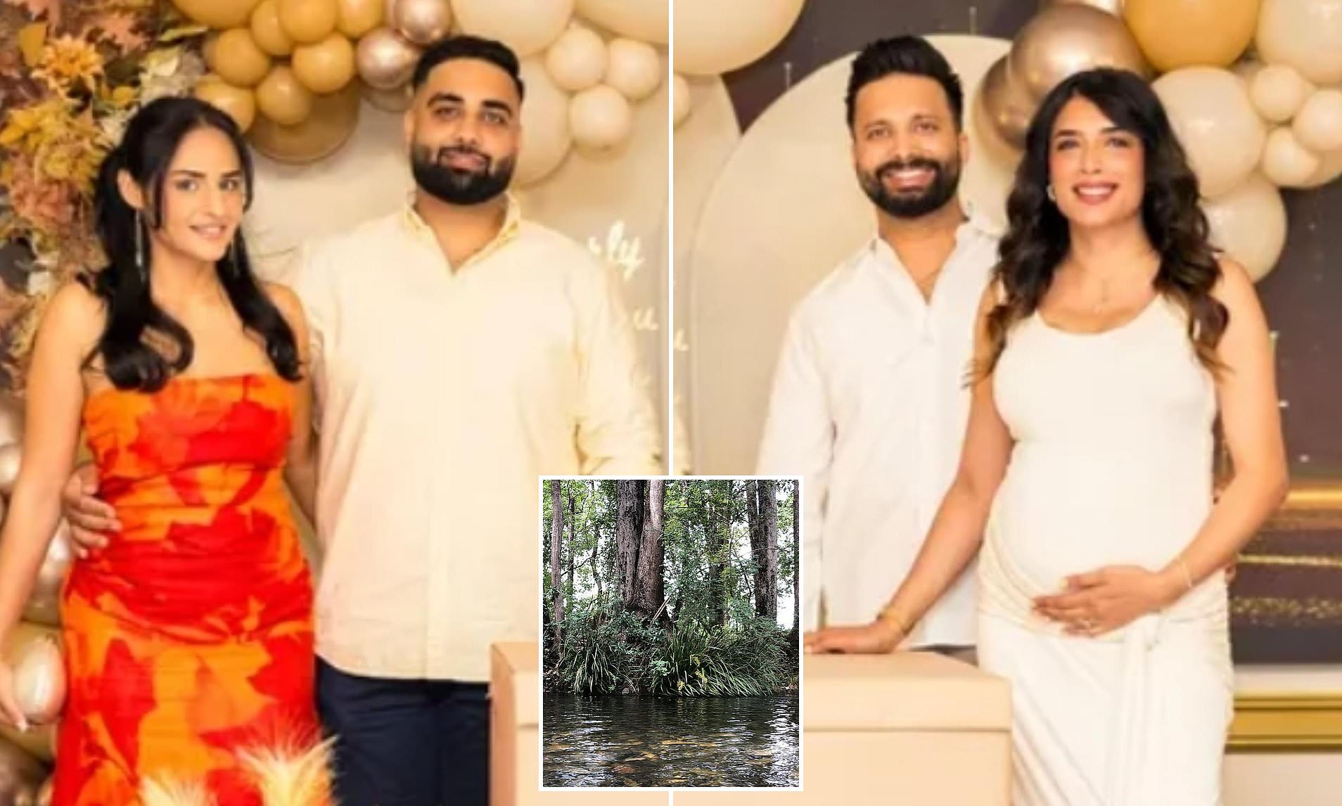 Fiancee's frantic rescue attempt as two men drowned in Australia Day ...