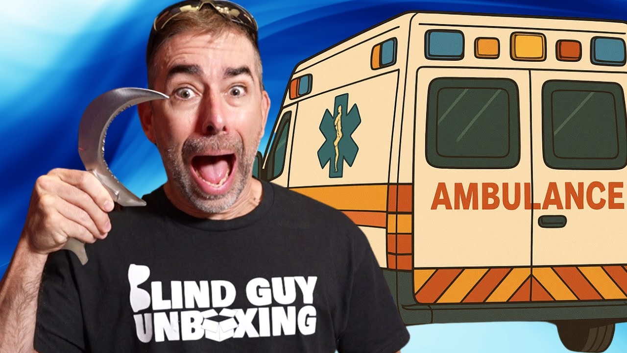 My first unboxing injury – a blind guy unboxing