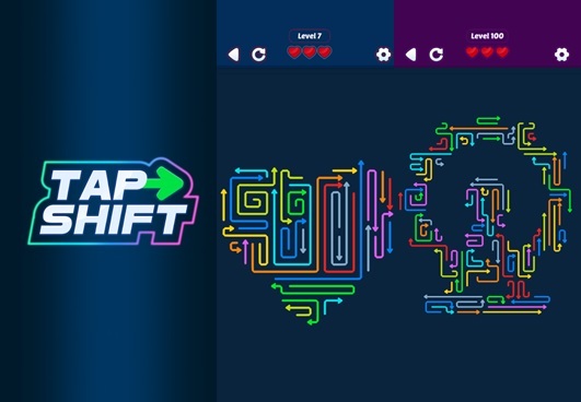 팍시게임즈 '탭 시프트', 글로벌 다운로드 60만 돌파