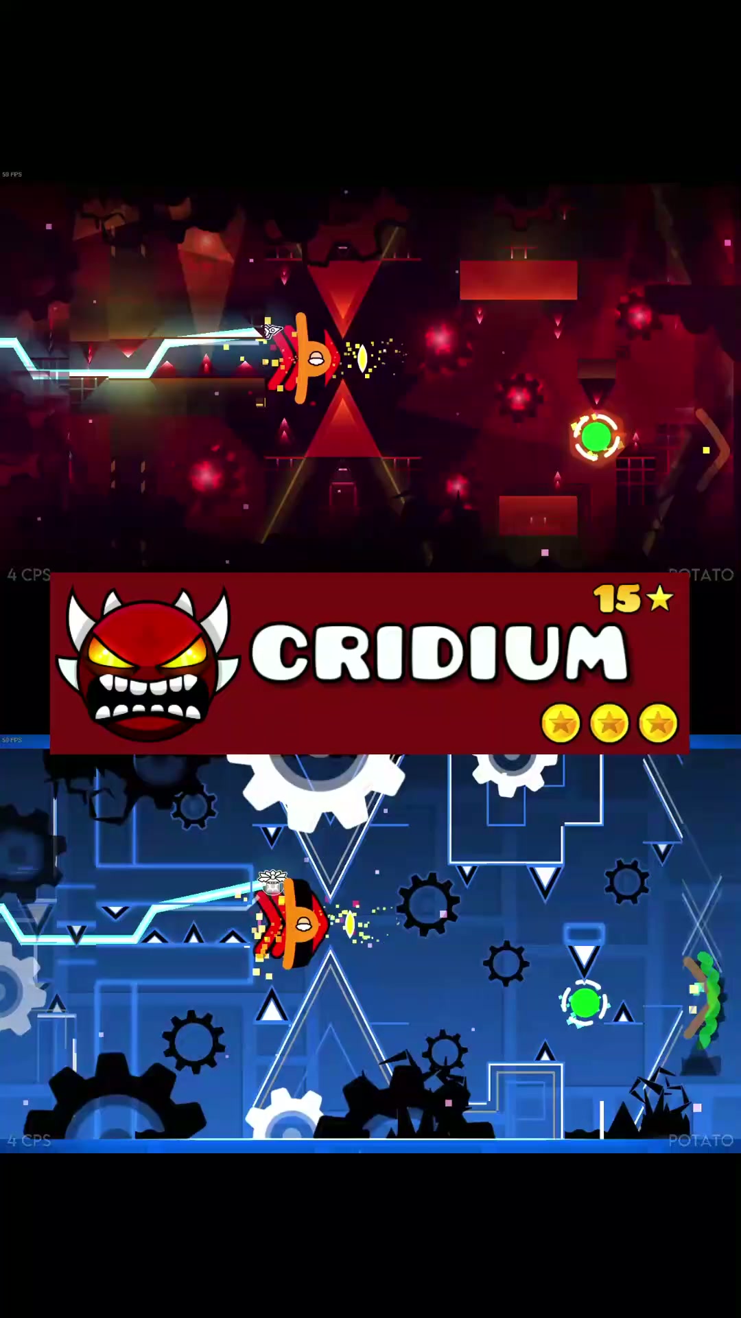 The emotion of each difficulty 🤯 | Geometry Dash 2.2