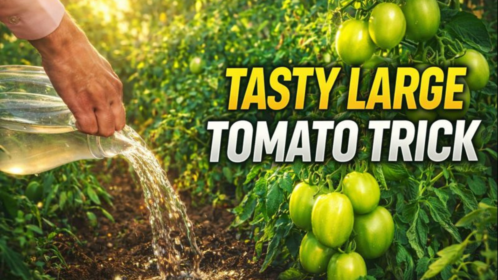 Fertilize tomatoes like this for maximum size and taste