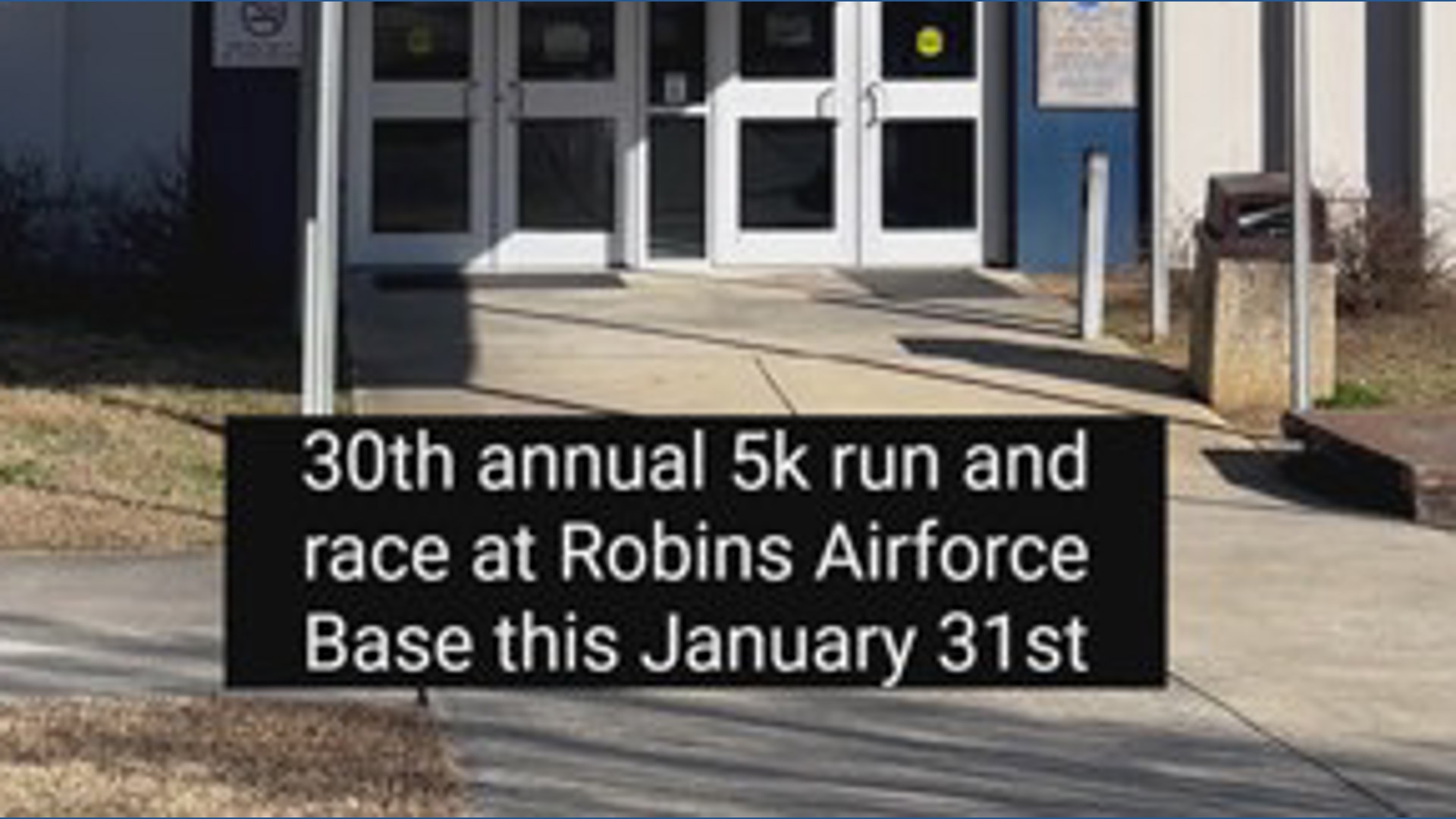 Race at Robins Airforce base