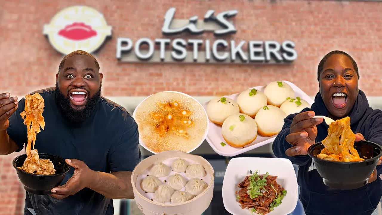 We tried authentic Chinese food for the first time!