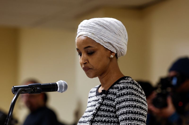 Man disrupts Ilhan Omar event in Minnesota, sprays her with liquid