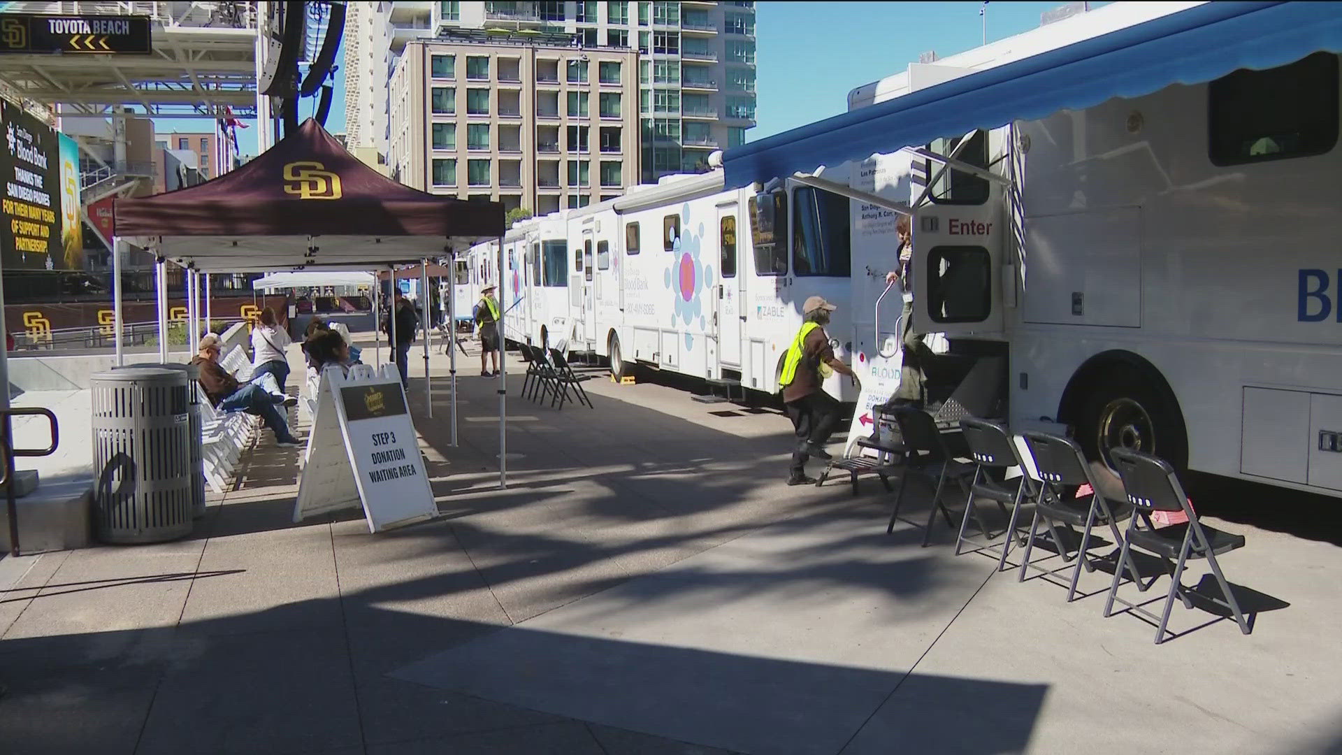 Padres host winter blood drive at Petco Park