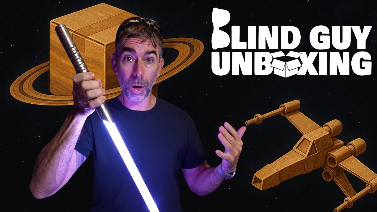 Is this a functional lightsaber? - a blind guy unboxing