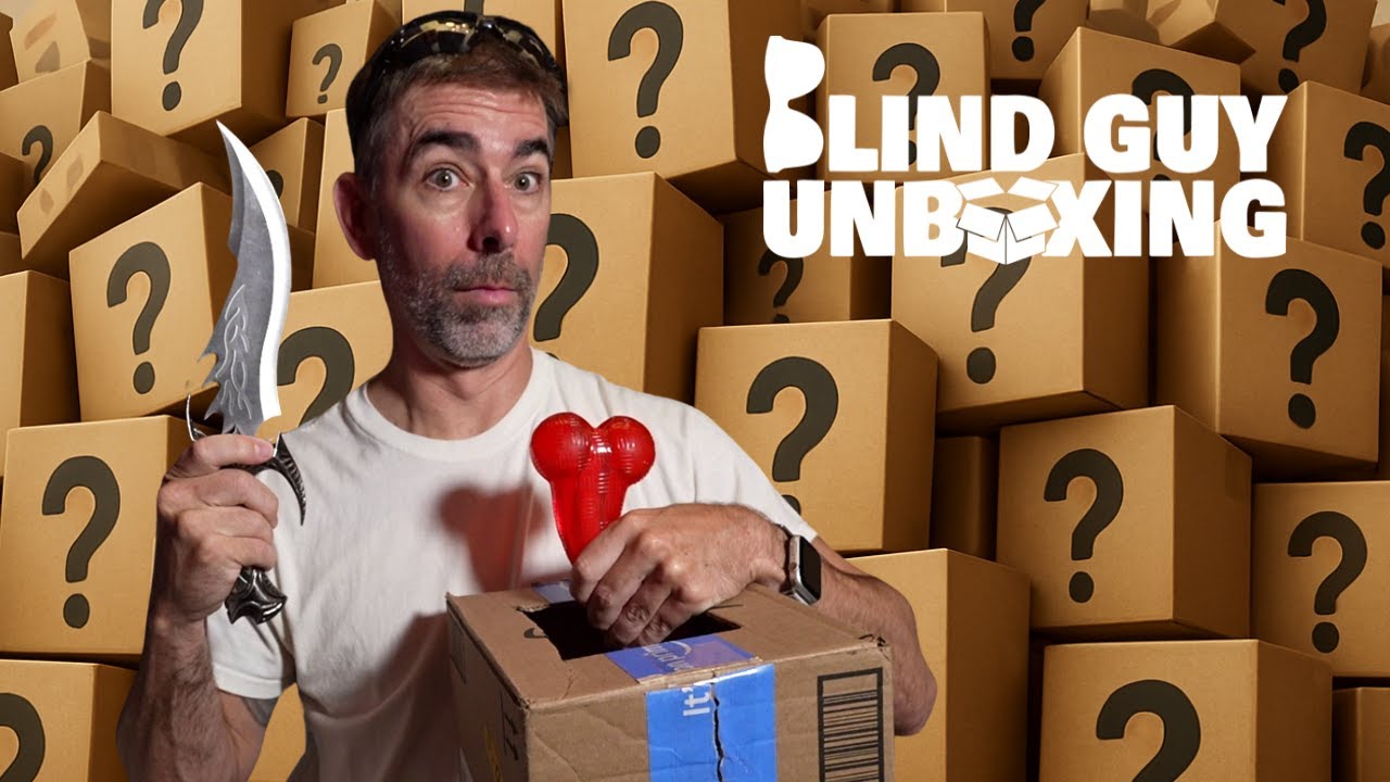 Can I even show you this? - a blind guy unboxing