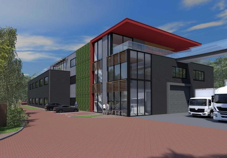 Plans to build two commercial buildings at Crawley business park approved