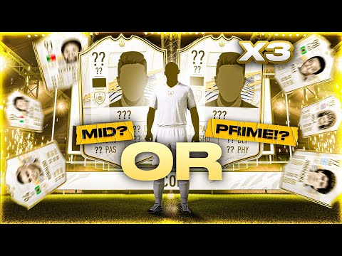 What do you get from 3 guaranteed mid or prime icon packs?