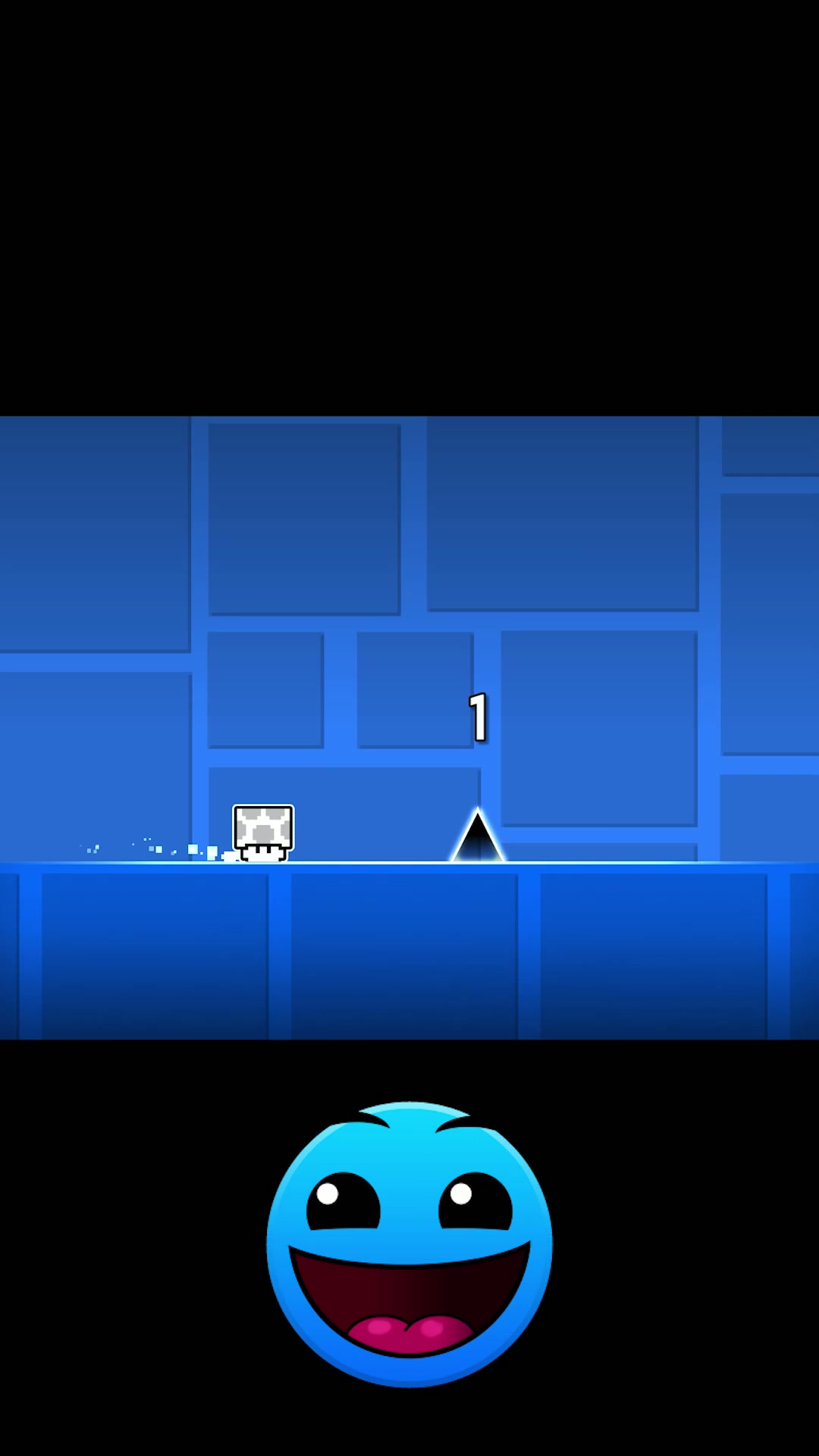 How not to jump 5 spikes in Geometry Dash #shorts