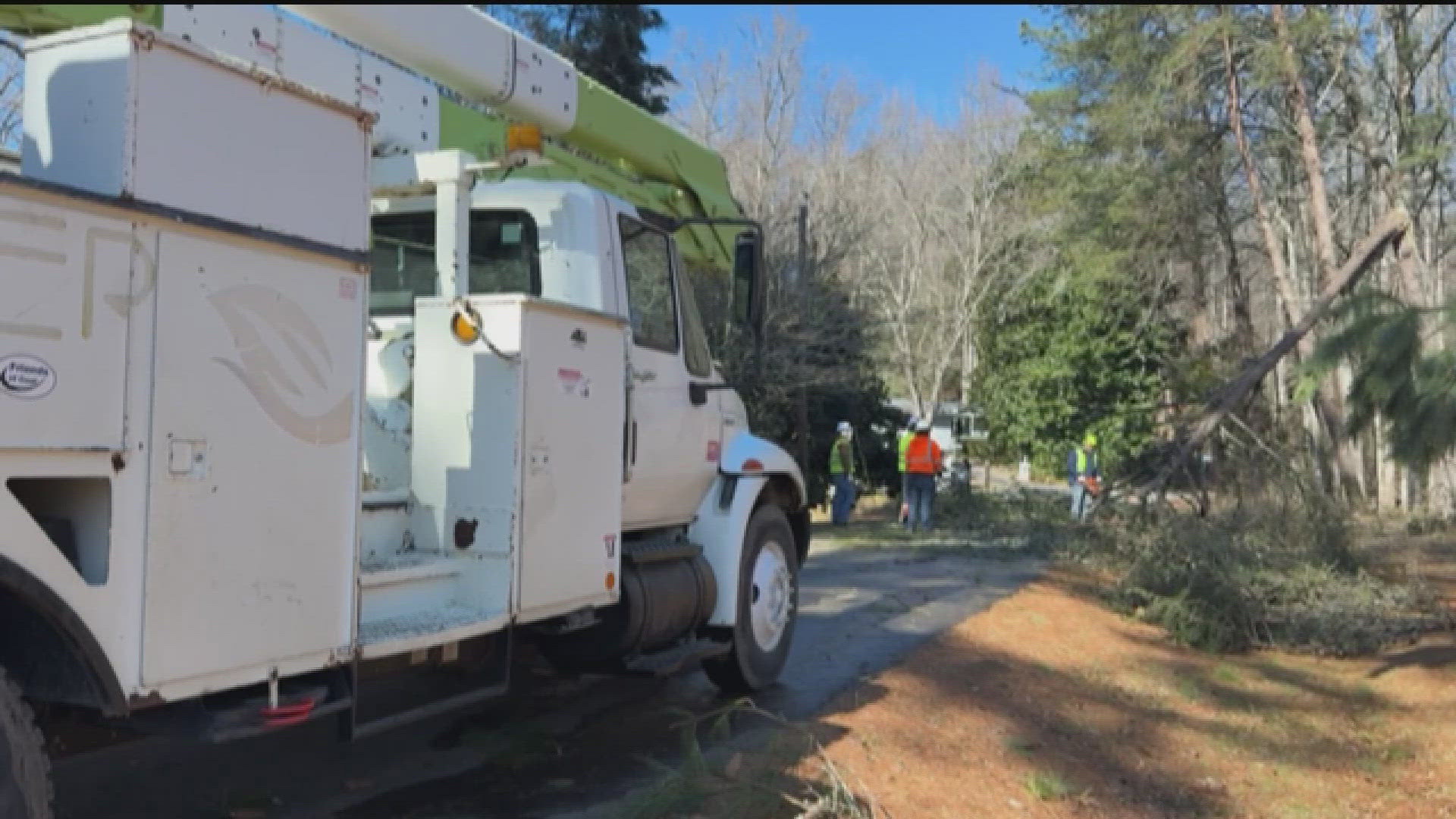 Tracking Georgia power outages lingering after winter storm