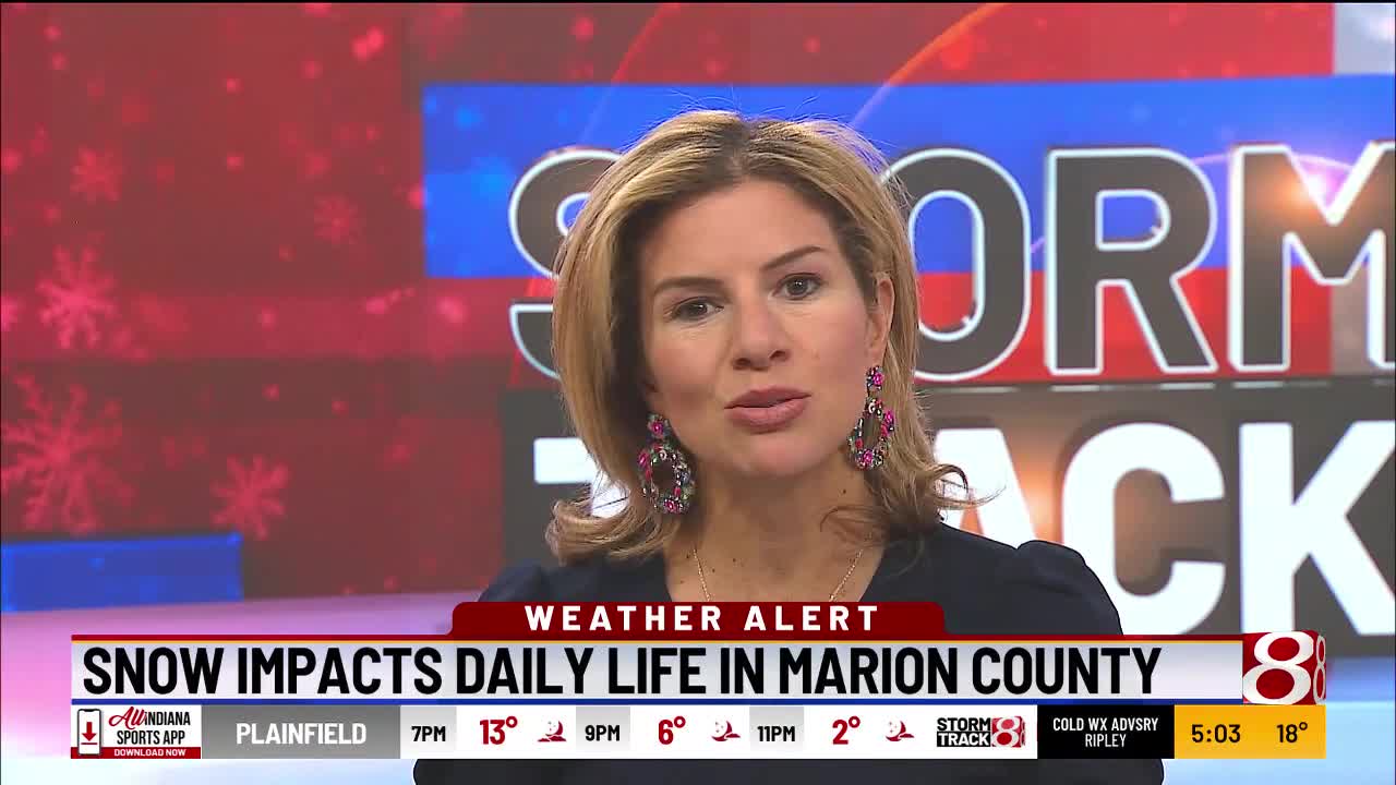 Snow impacts daily life in Marion Co. - Melea VanOstrand
