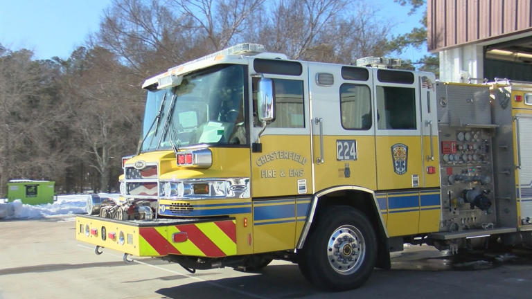 Chesterfield Fire and EMS push through winter weather to answer 911 calls