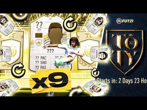 What do you get from 9 guaranteed base or mid icon packs?