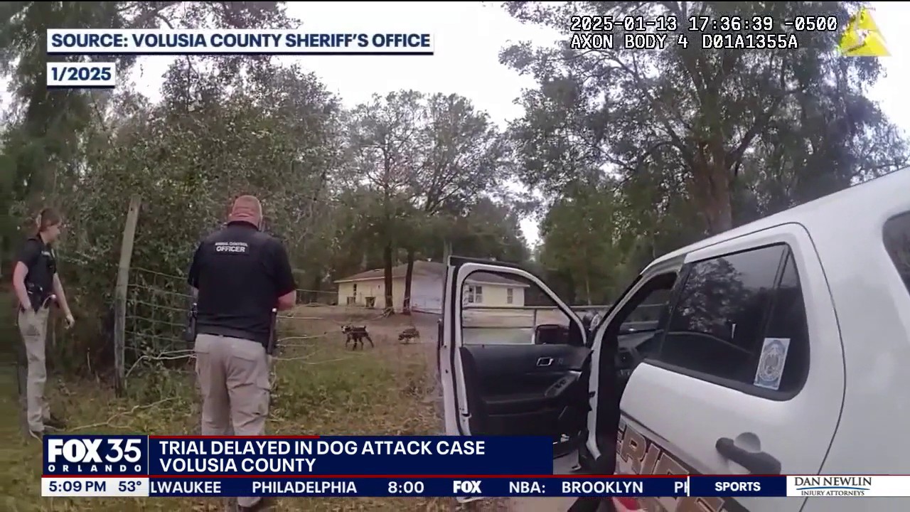 Judge delays trial again for Volusia County dog mauling case