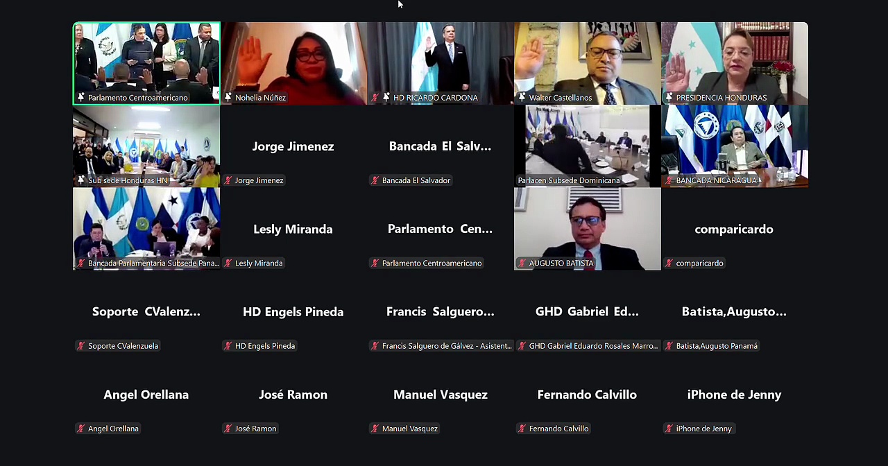 Xiomara Castro juramentada como diputada del Parlamento Centroamericano ...