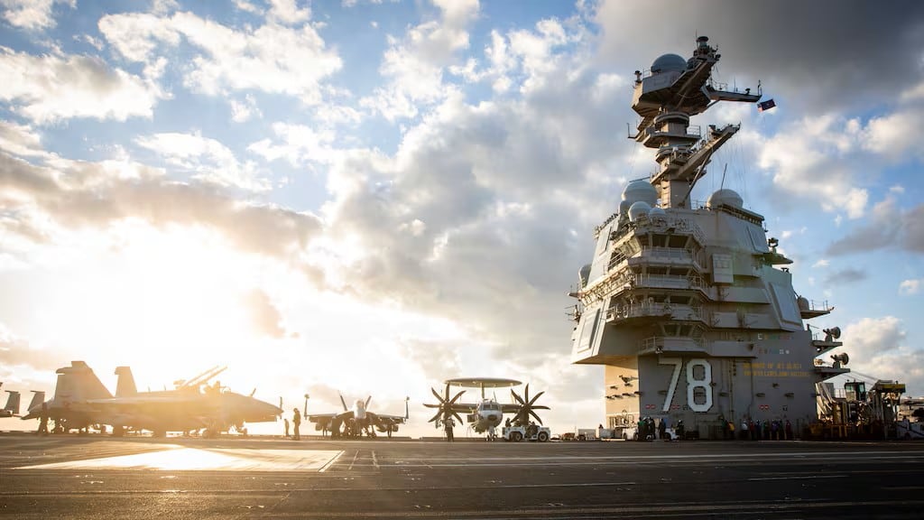 650 malfunctioning toilets plague USS Gerald R Ford