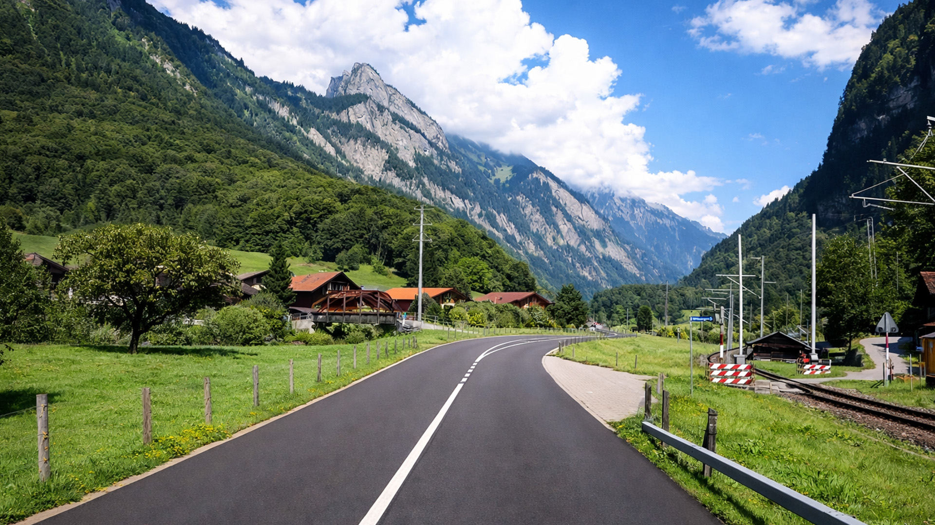 라우터브루넨에서 그린델발트까지, 스위스 알프스 절경 드라이브 (4K)