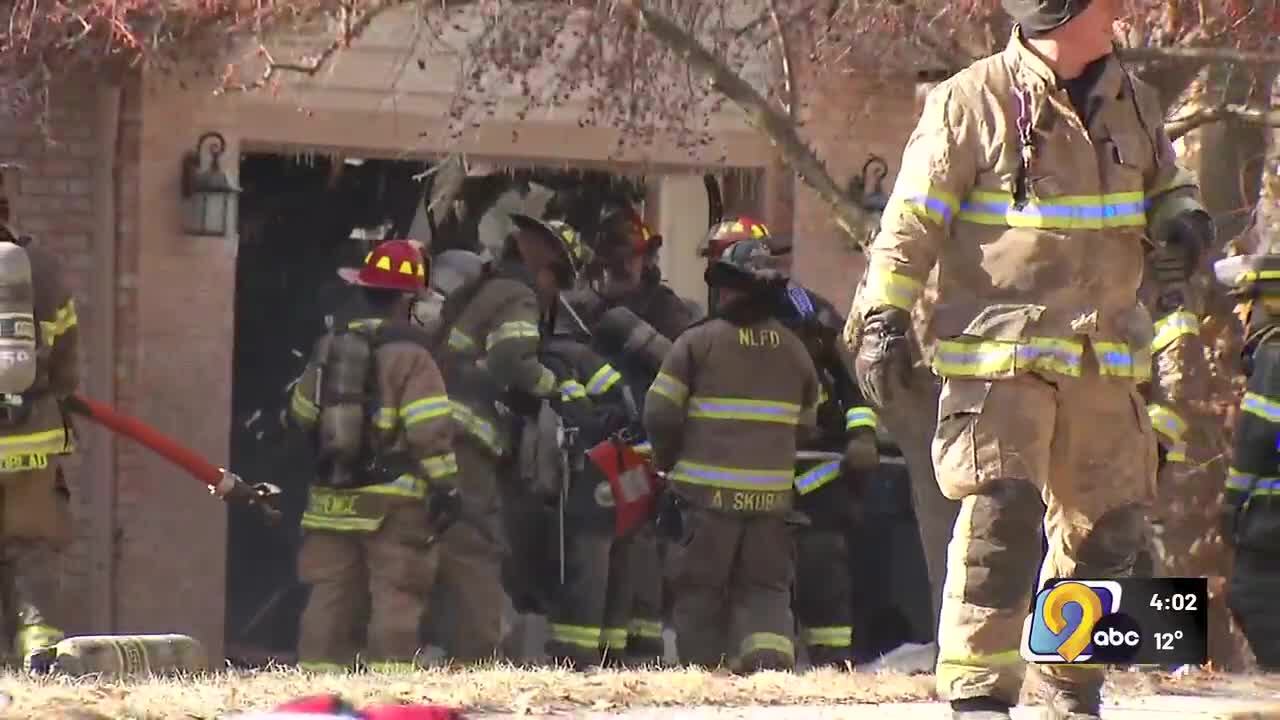 Johnson County fire highlights challenges of fighting fires in cold weather
