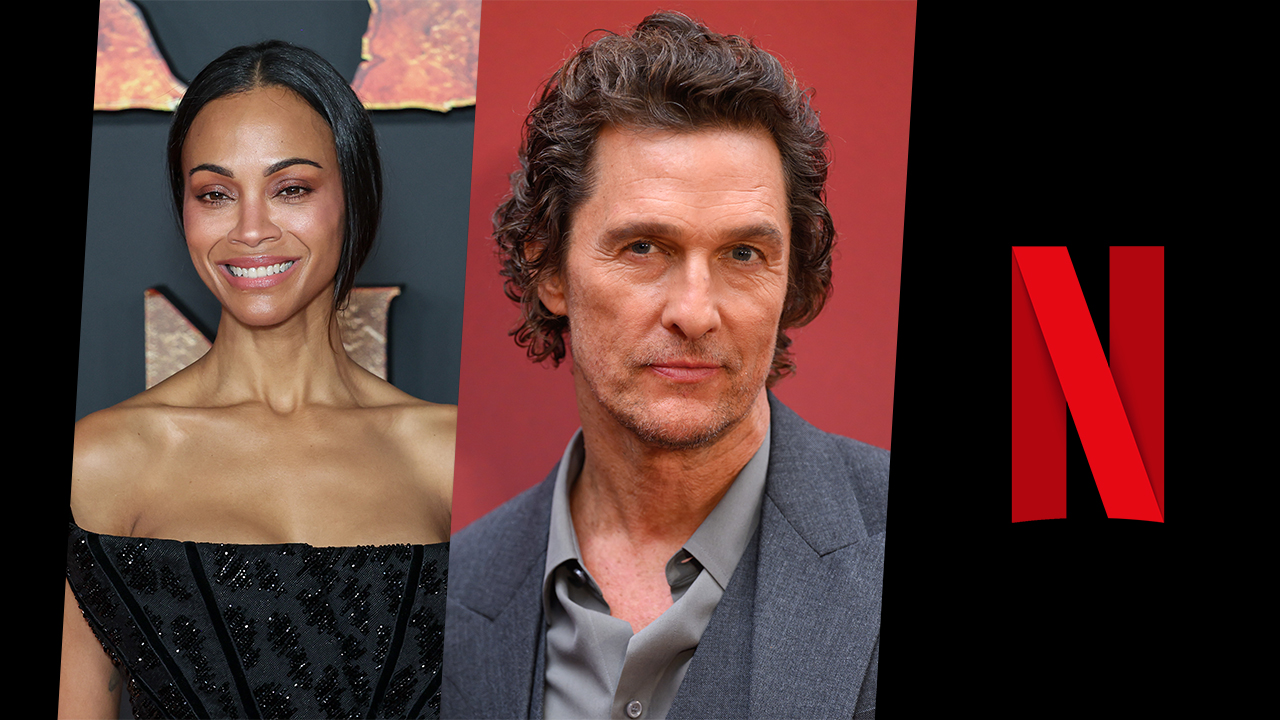 Matthew McConaughey & Zoe Saldaña to star in Netflix romance movie ...