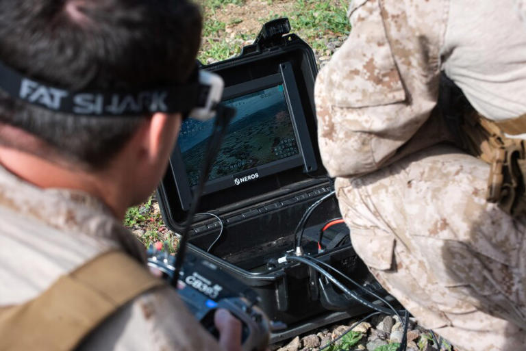 Infantry Marines at Camp Pendleton learn to fly — and crash — tactical ...