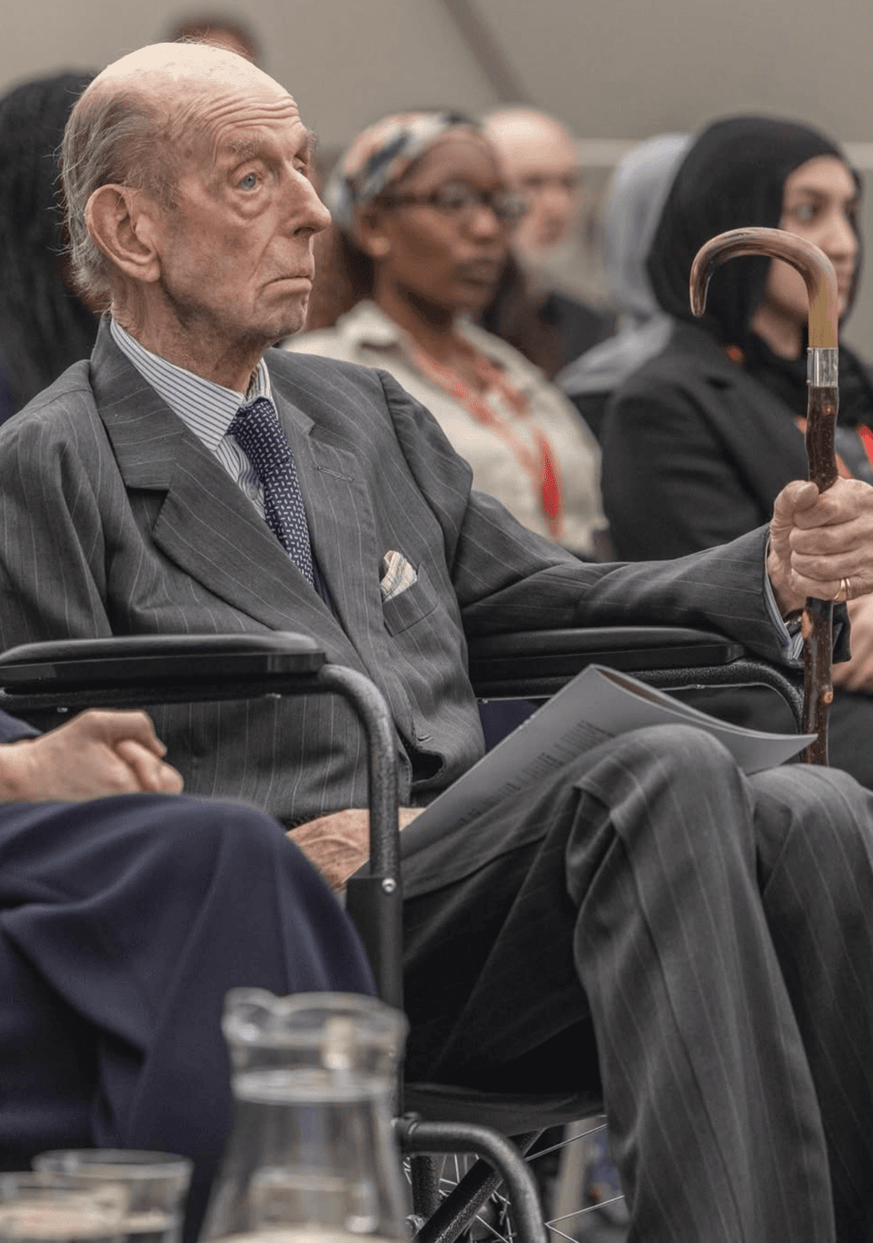 Duke of Kent makes rare public appearance as he attends Holocaust ...