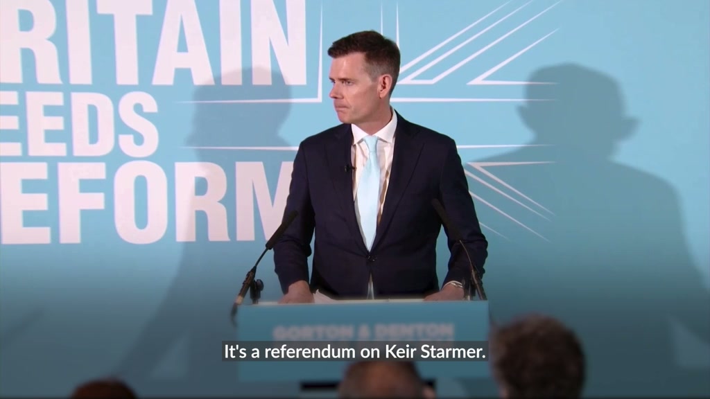 Matt Goodwin named as Reform UK candidate in Gorton and Denton by-election