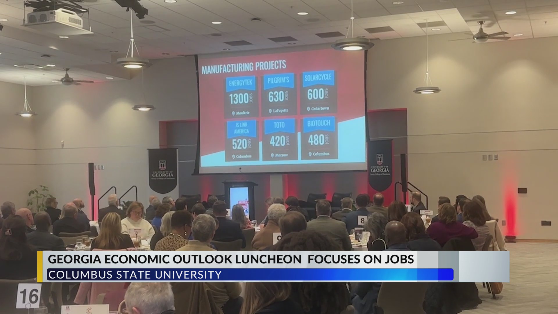 Georgia economic outlook luncheon held at Columbus State focused on job ...