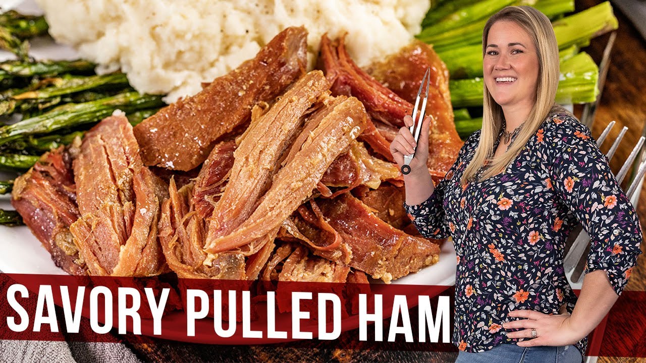 Savory pulled ham
