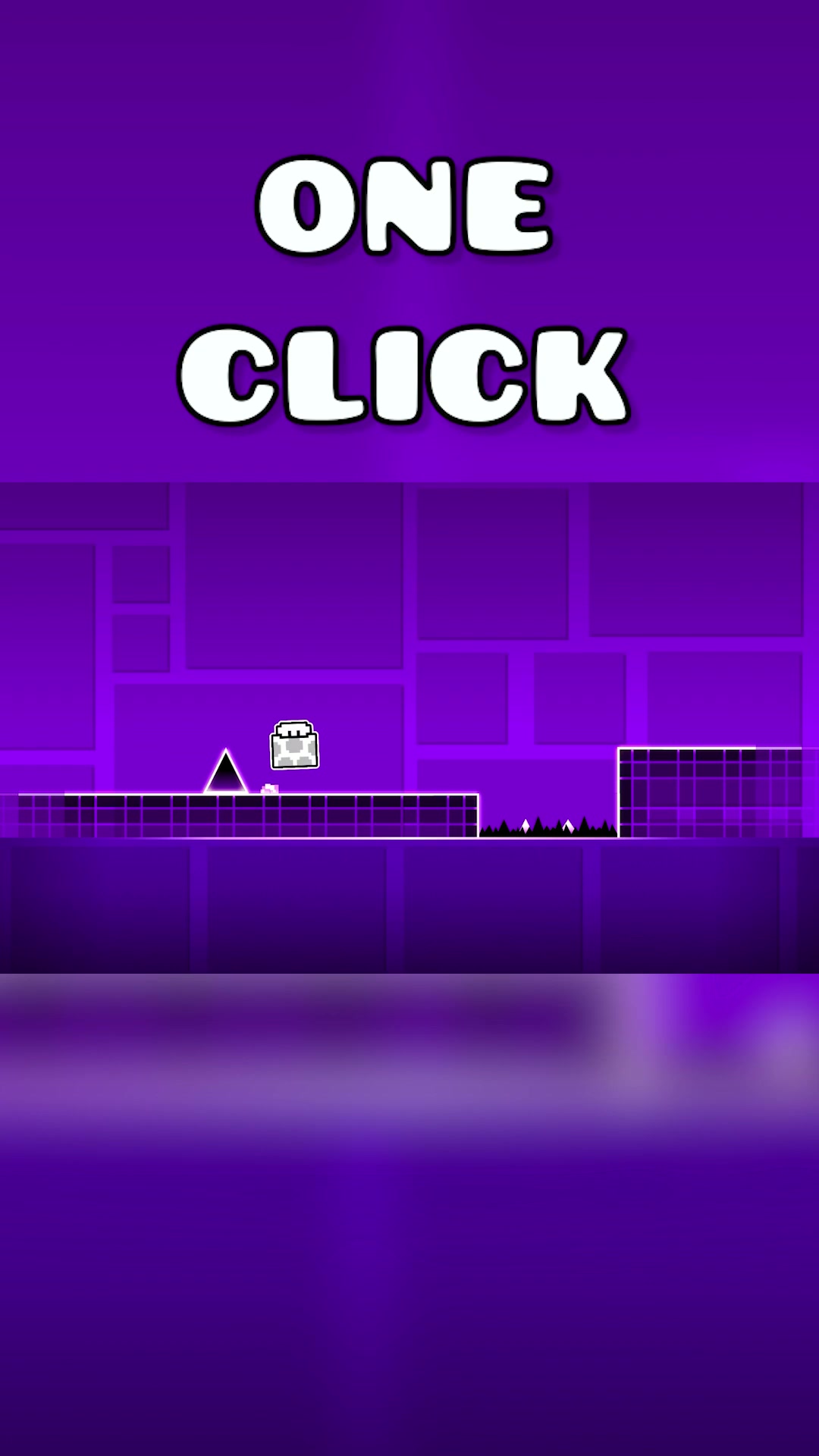 I beat the Geometry Dash Stereo Madness HOLD level #shorts