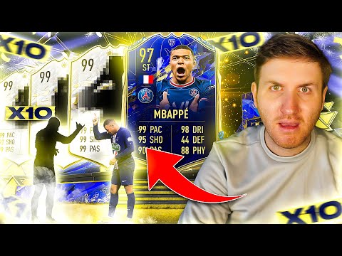 I packed TOTY Mbappe + 10 icons in 1 pack opening?