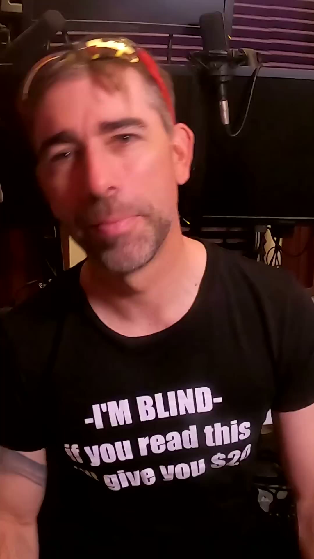 I had to pay someone to read my shirt (again)