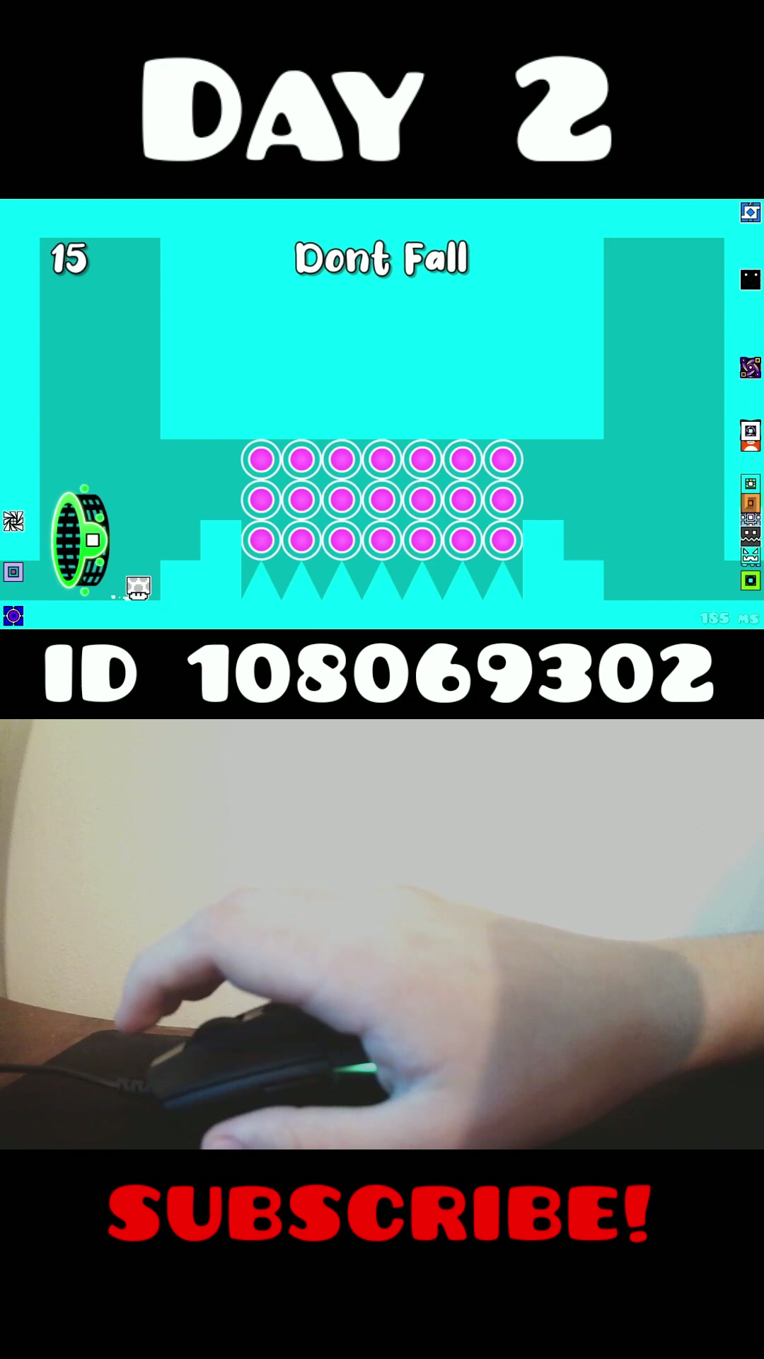 How to spam full day 2 #deluxe12 #gdupdate #geometrydash #gd #games